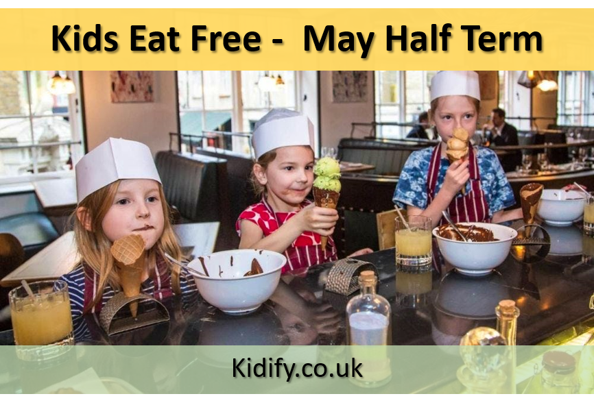 Kids Eat Free (or £1) in School Holidays | kidify.co.uk